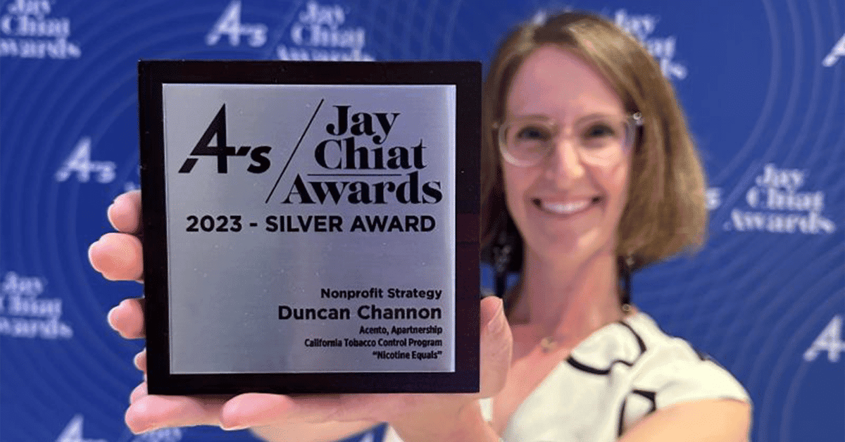 DC strategy brings home esteemed Jay Chiat Award | Duncan Channon